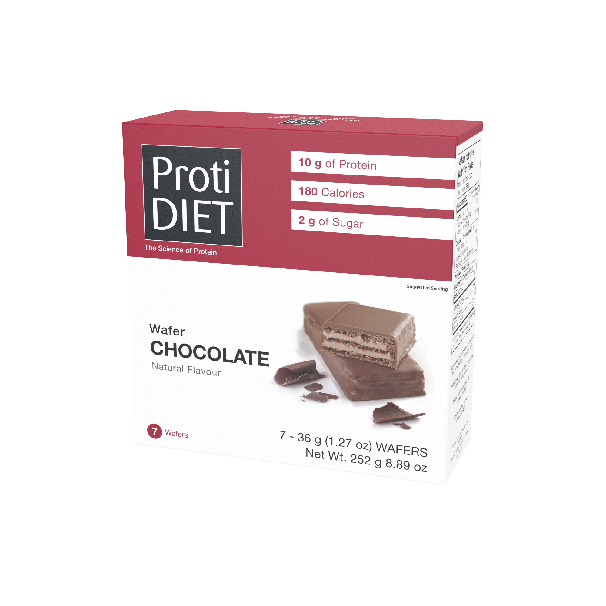 ProtiDIET Chocolate Protein Wafers (7ct) – Doctors Weight Loss