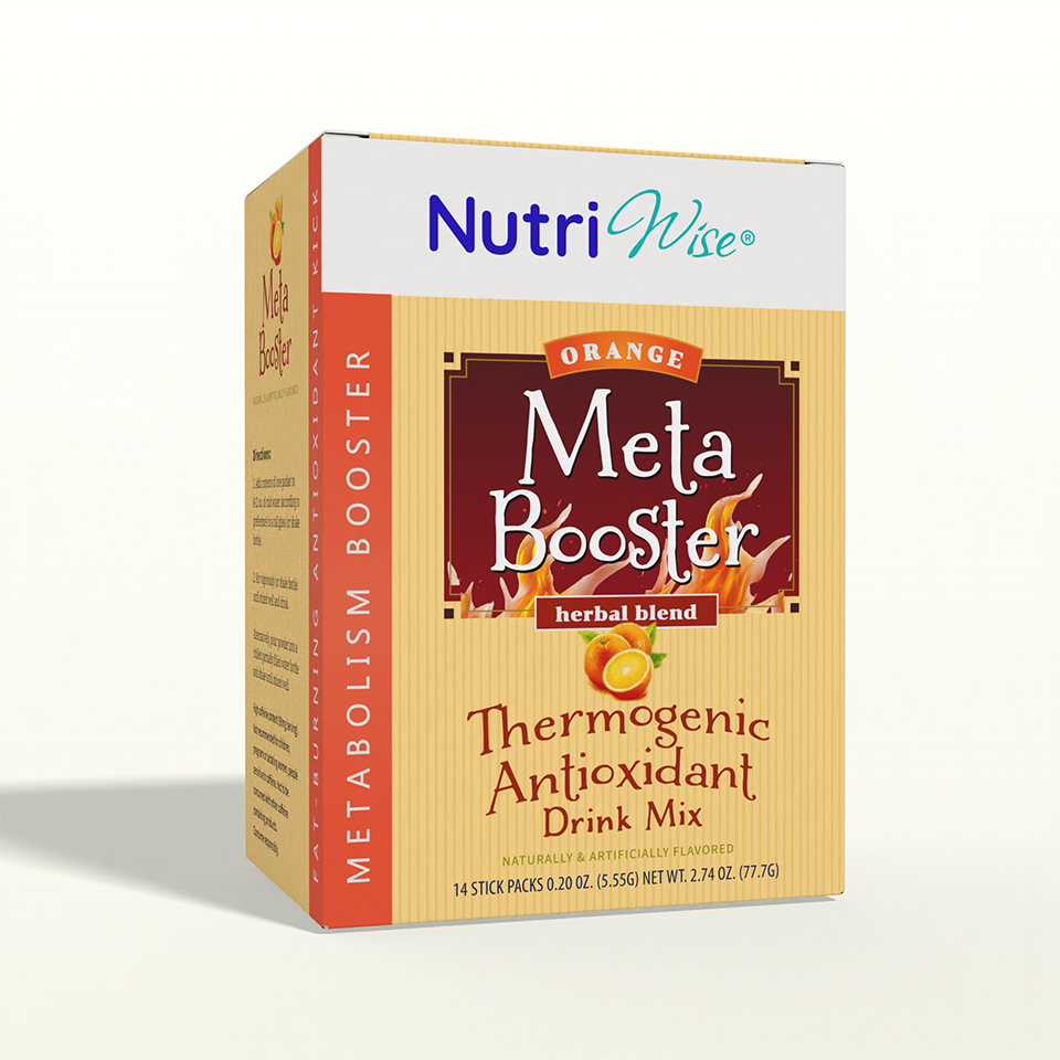 NutriWise Orange Meta Booster Thermogenic Antioxidant Drink (14ct ...