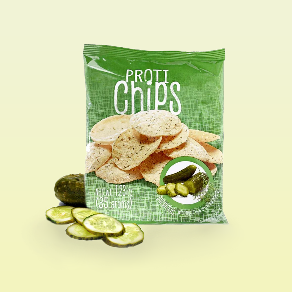 ProtiWise Dill Pickle Chips | High-Protein & Fiber (1ct) – Doctors ...