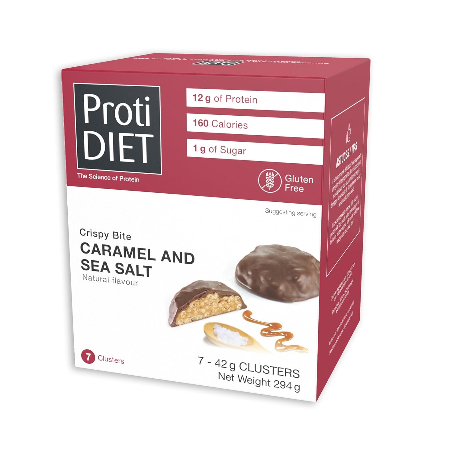 ProtiDIET Caramel & Sea Salt Crispy Bites (7ct) – Doctors Weight Loss