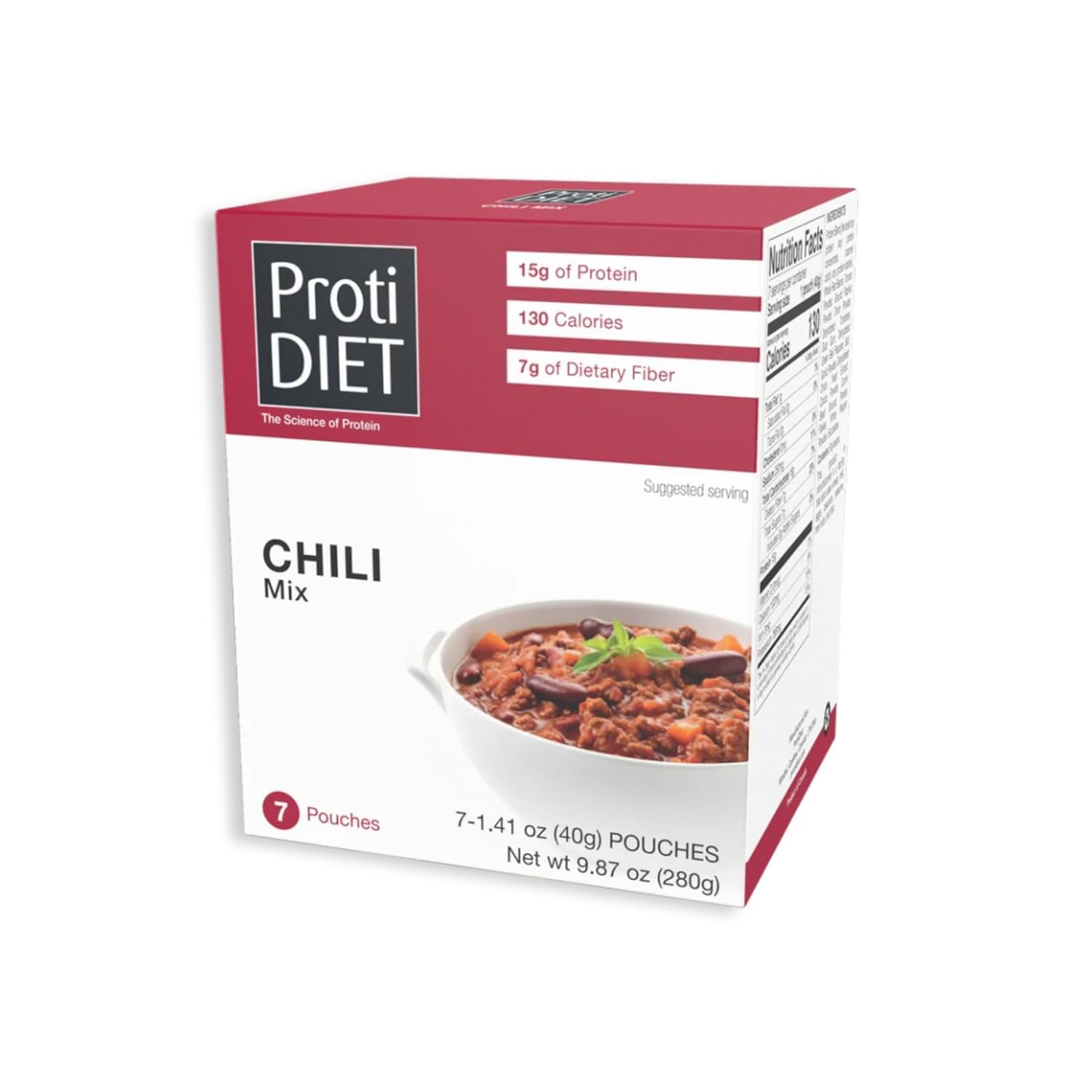 ProtiDIET Chili Mix Protein-Packed Entree (7ct) – Doctors Weight Loss